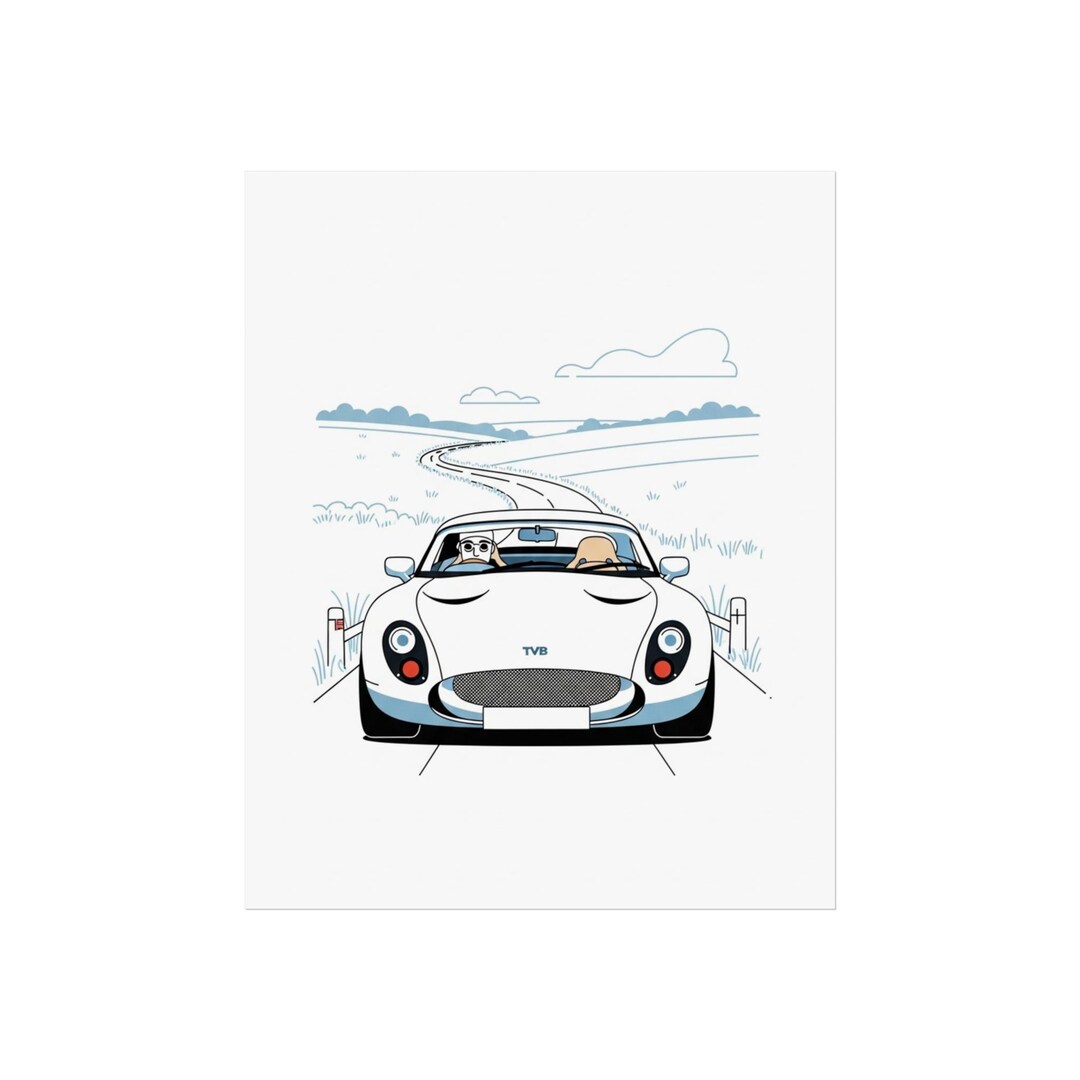 TVR Tuscan Speed 12 Art Print: British Sports Car Poster - Etsy