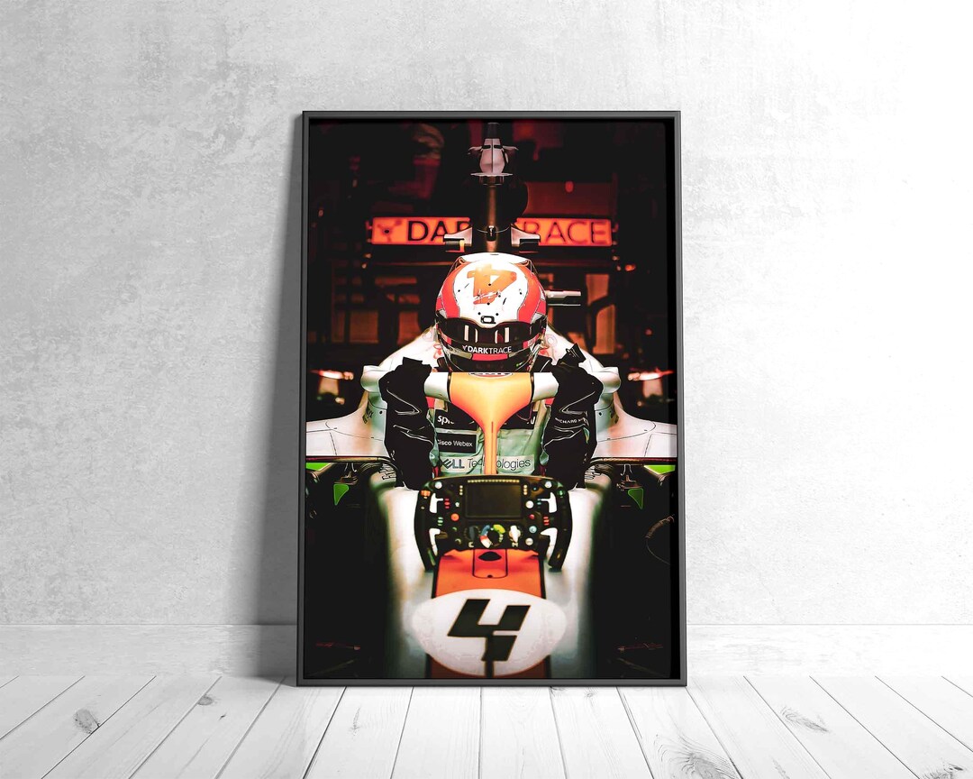Lando Norris Mclaren Gulf Livery Wall Art, Formula 1 Poster Print, F1 ...