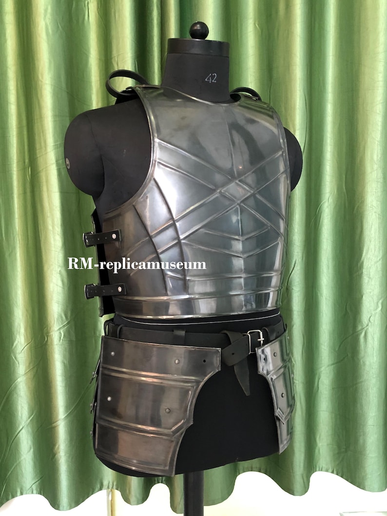Medieval Knight Full Armor Set 18 Gauge Steel Breastplate Cuirass ...