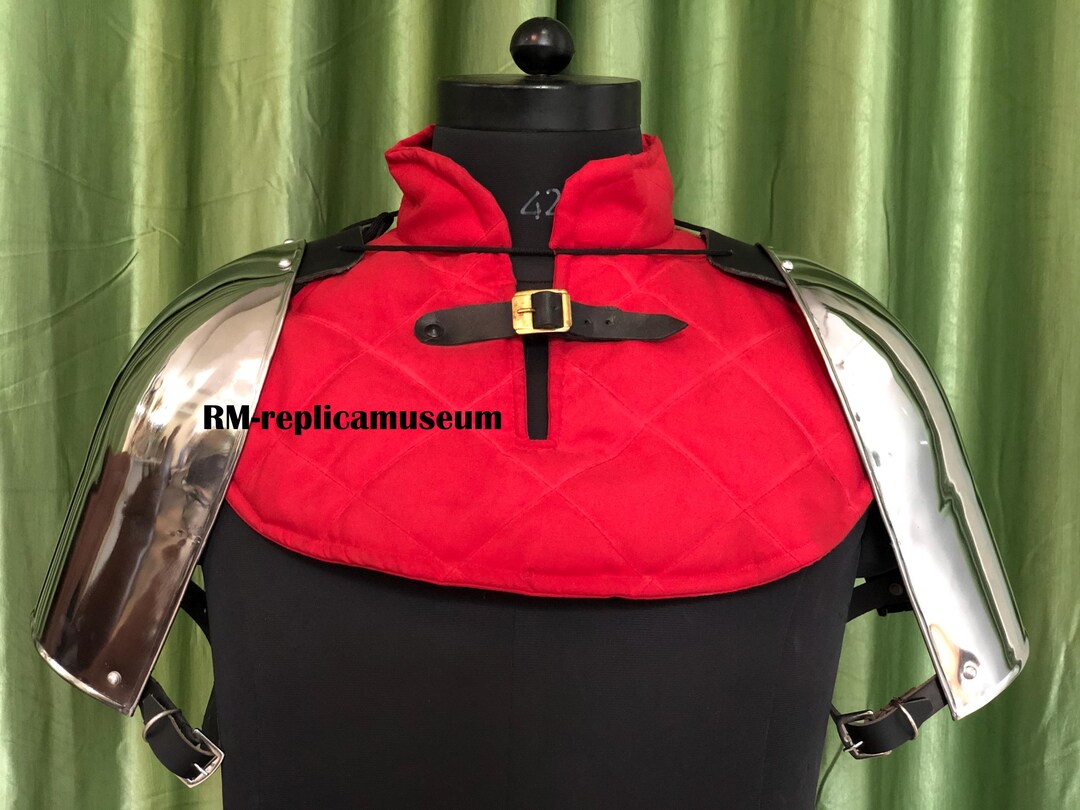 Medieval Steel Pauldron Shoulder Armour – 18 Gauge Steel | Adult Unisex ...