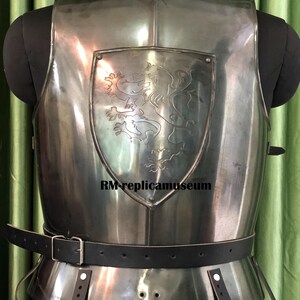 Medieval Armor Breastplate Backplate W/tasset Belt Knight Armor Suit ...