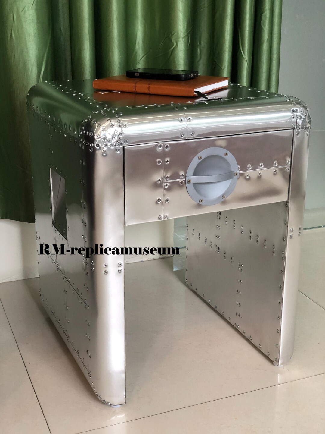 Aviator Industrial Side Table END Table 1 Drawer Home & Office ...