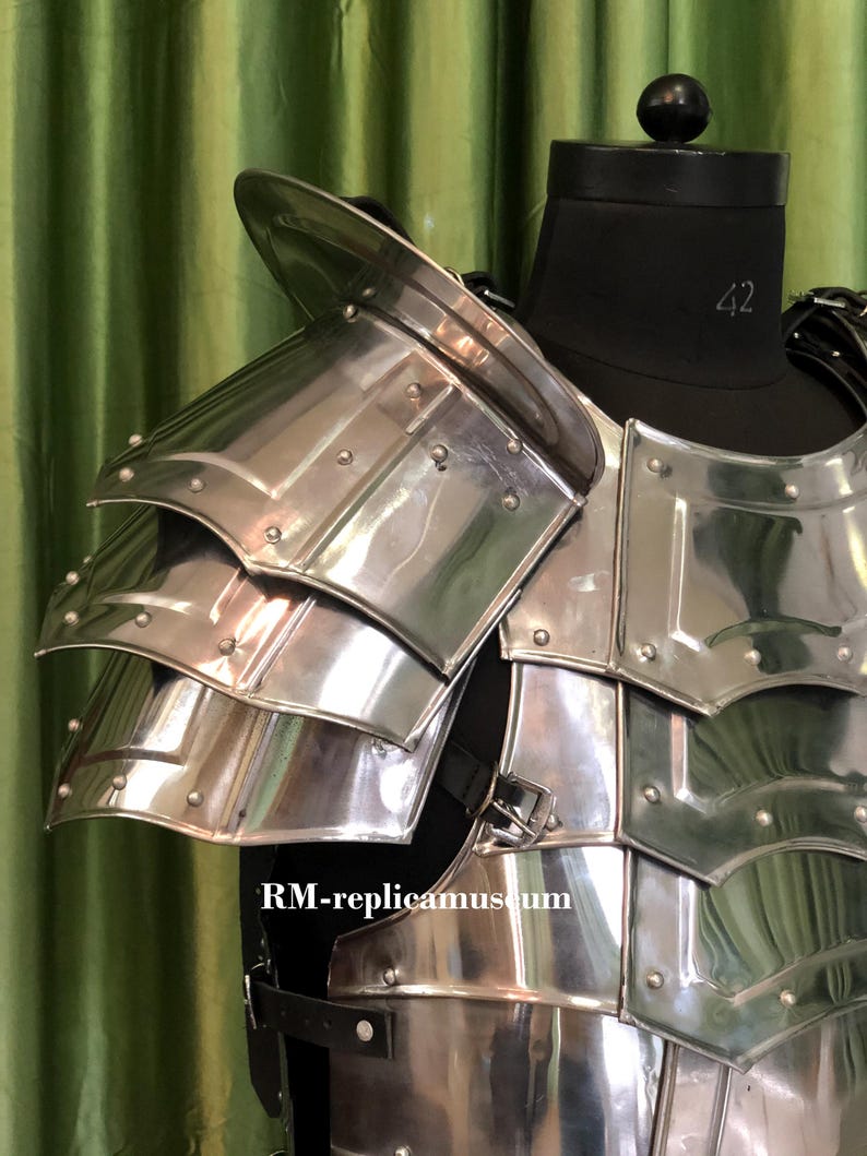 Medieval Knight Half Suit of Armor Steel Vladimir Cuirass Breastplate W ...