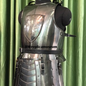 Medieval Armor Breastplate Backplate W/tasset Belt Knight Armor Suit ...