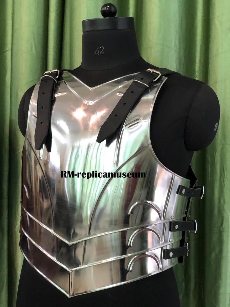LARP Medieval Steel Armor Full Cuirass Breastplate Backplate Adult Size ...