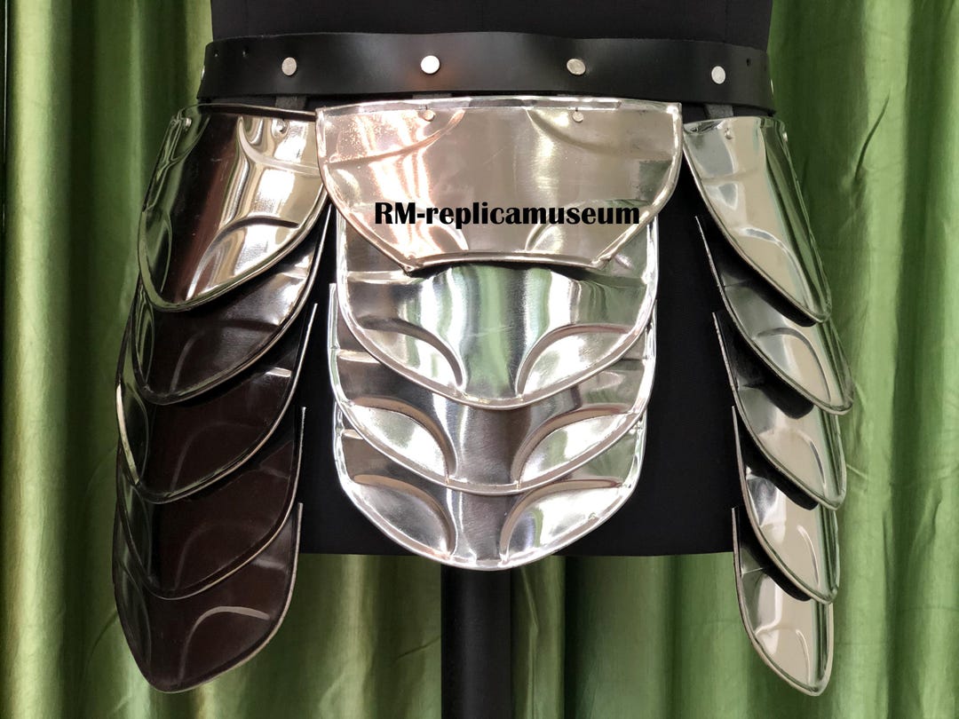 Steel Tasset Belt – Medieval Knight Armor, LARP Leg Guard - Etsy