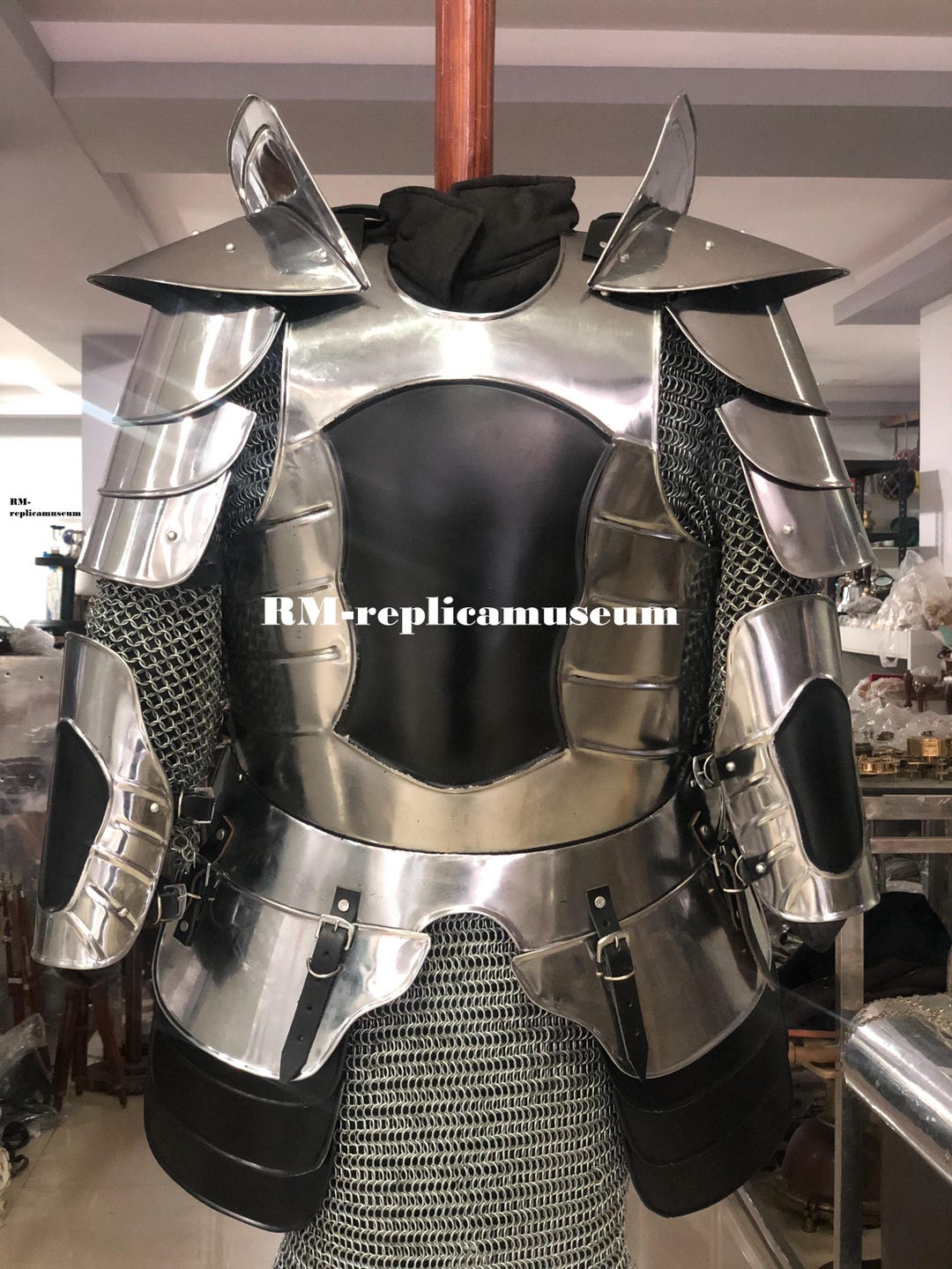 Black Ice Armor Complete Set Conquest LARP Armour Roleplay, Fantasy ...