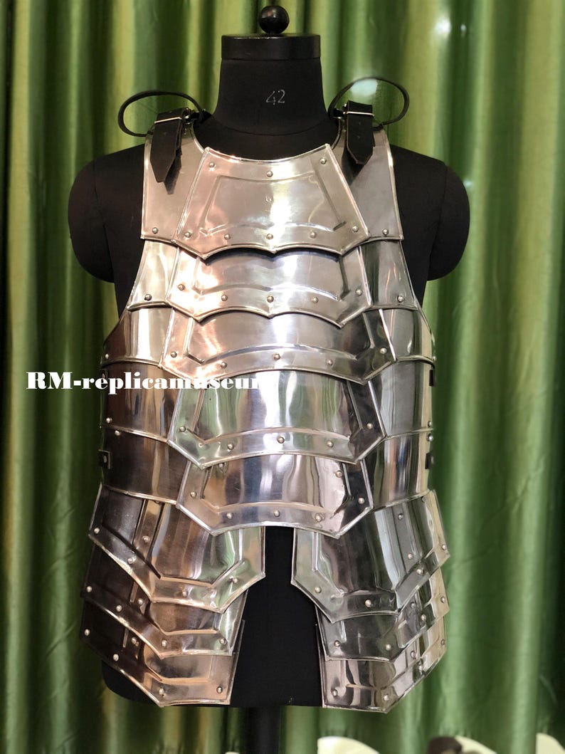 Medieval Knight Half Suit of Armor Steel Vladimir Cuirass Breastplate W ...