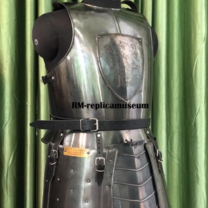 Medieval Armor Breastplate Backplate W/tasset Belt Knight Armor Suit ...