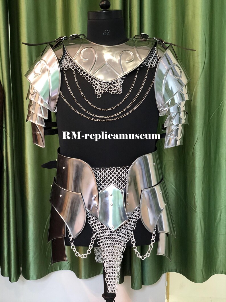Medieval Lady Knight Armor Set – 18-gauge Steel, LARP Cosplay - Etsy