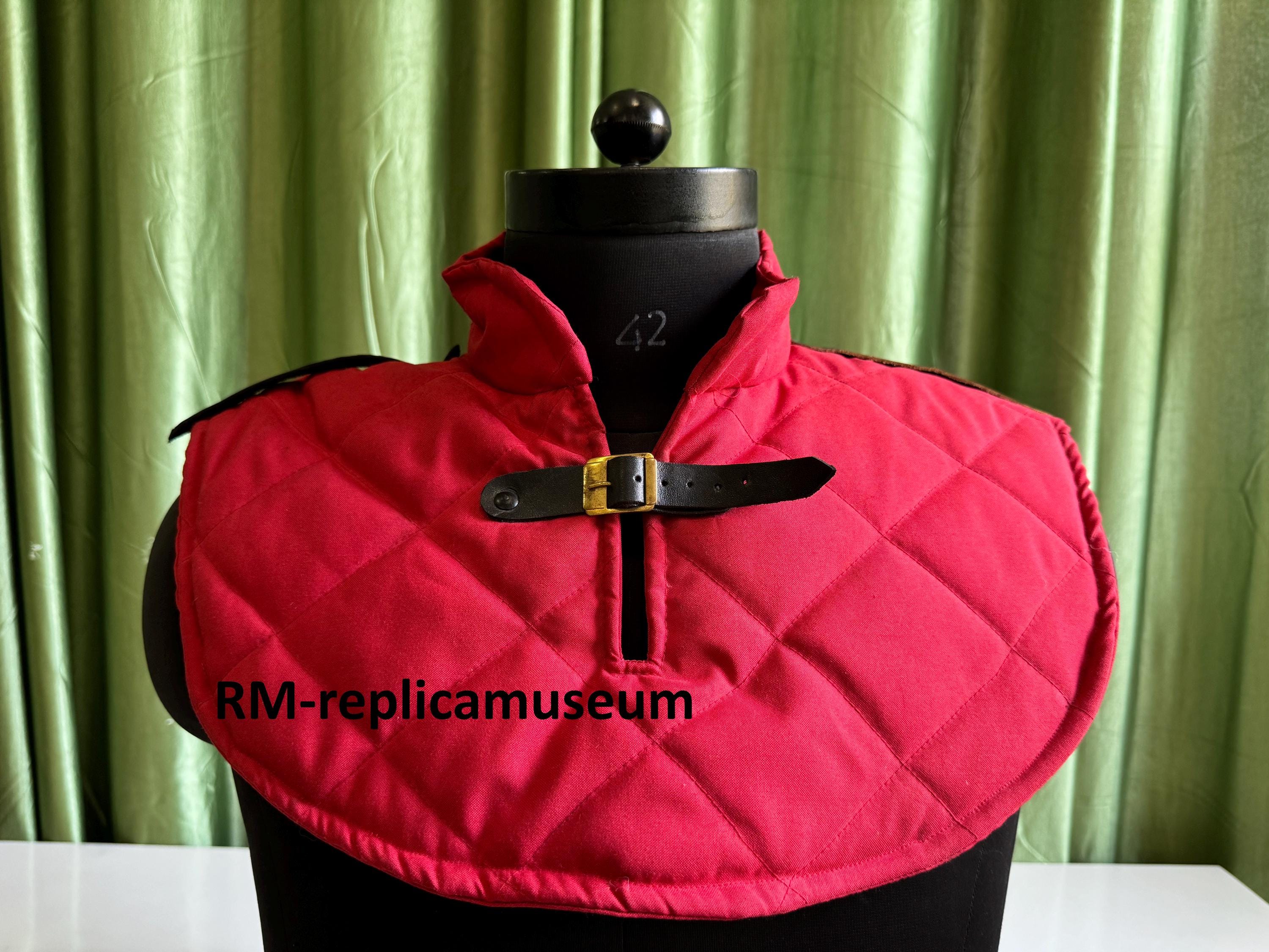 Medieval Cotton Padding Collar Armor Garment Gorget Arming Neck Armour ...
