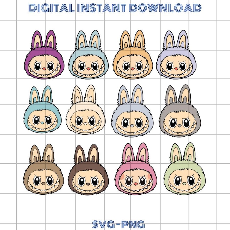 Labubu Clip Art Images - Etsy