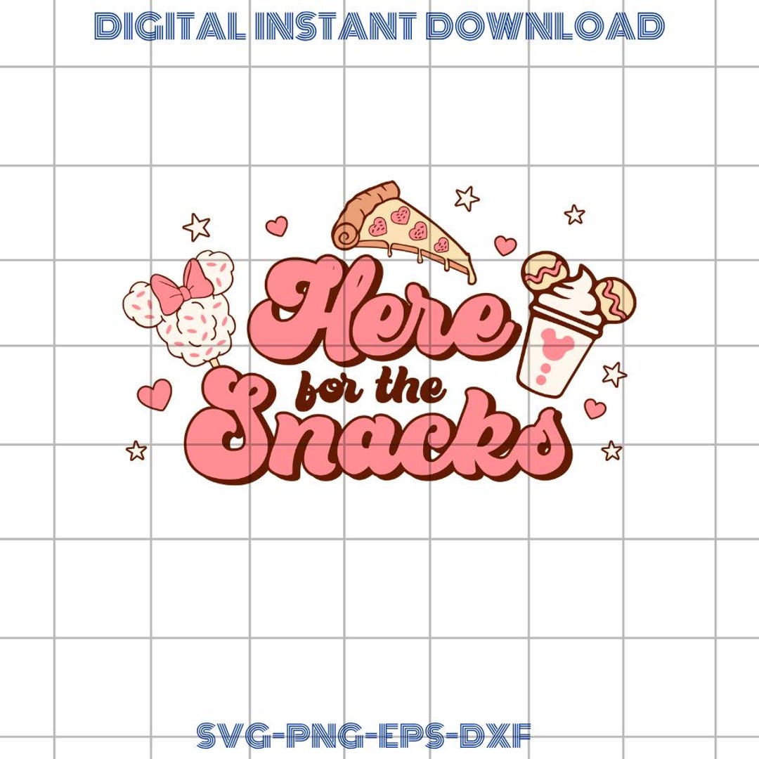 Snack Svg Png Dxf Eps Pdf Files for Cricut or Silhouette Clipart ...