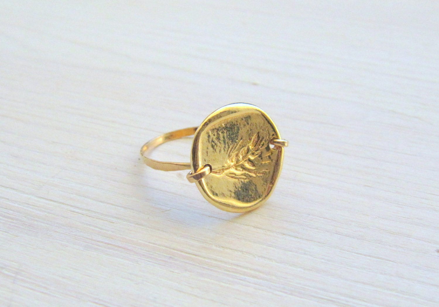 Gold ring for women Rings for women Stacked ring Coin | Etsy