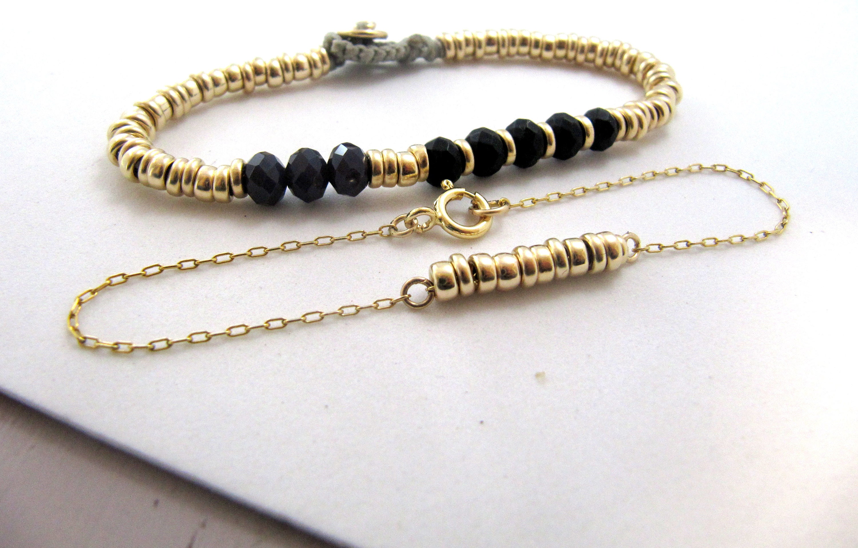Bracelet Set Gold Bracelets Gold Bracelets Set Gold and - Etsy Israel