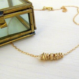 Gold Necklace, Simple Gold Necklace, Dainty Necklace, Minimalist ...