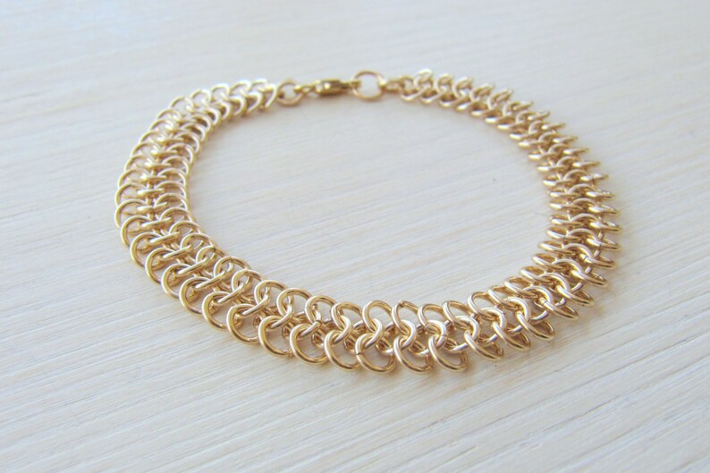 Gold Chain Bracelet. Simple Gold Bracelet. Gold Statement - Etsy