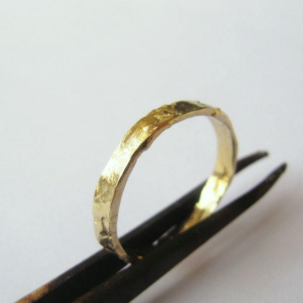 Rustic Wedding Band - Etsy