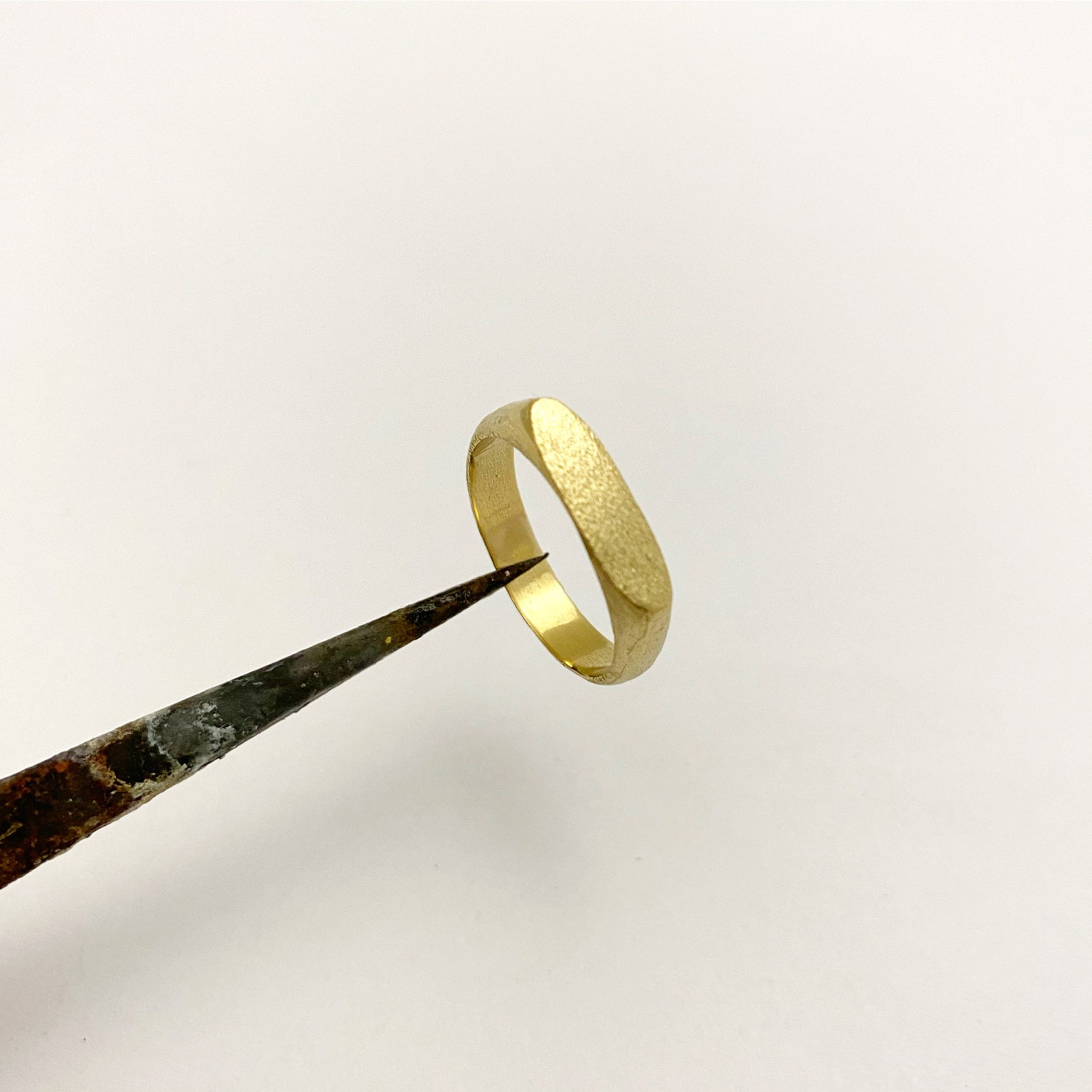 Solid Gold Rings, Ring Set, Gold Rings, Rings for Women, Signet Ring ...