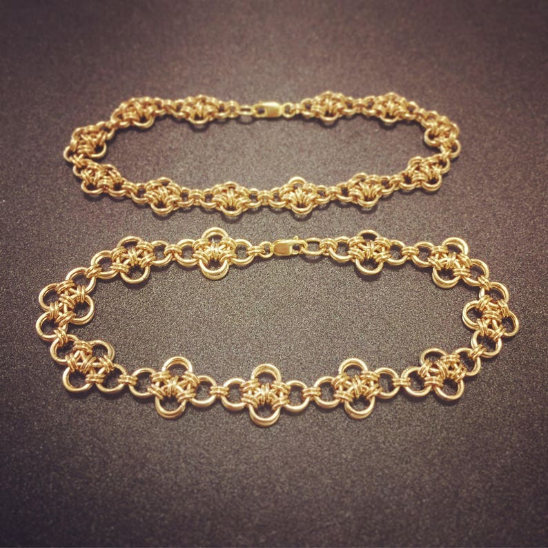 Links Bracelet, Chain Link Bracelet, Chainmaille Bracelet, Loop ...