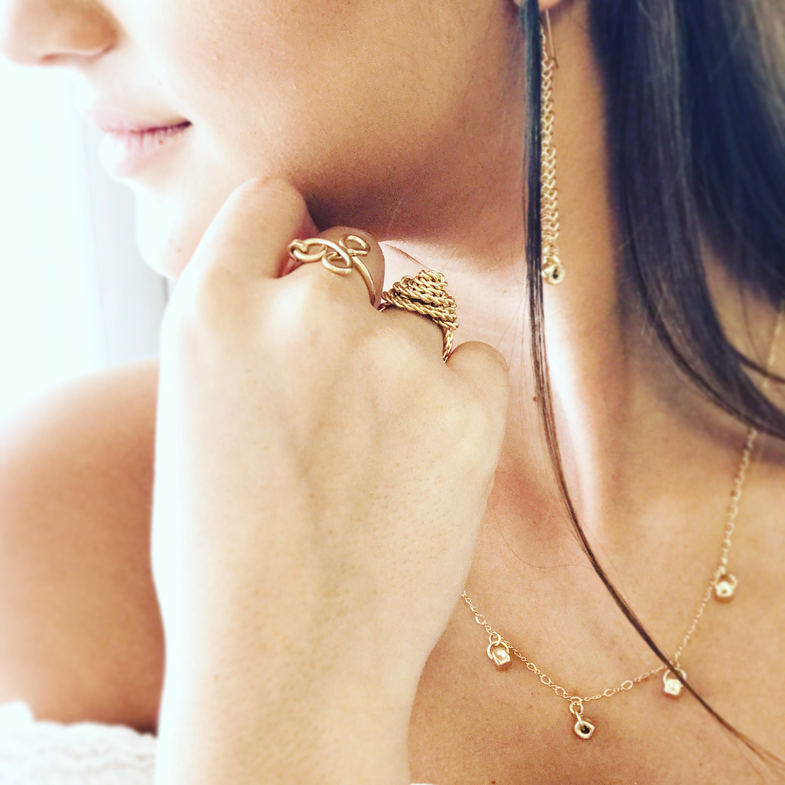 Boho Rings Gold Rings Rings Set Stacked Rings Gold Rose - Etsy Israel