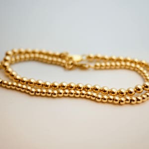 Gold Bracelets, Gold Stack Bracelets, Gold Bead Bracelets, Gold ...
