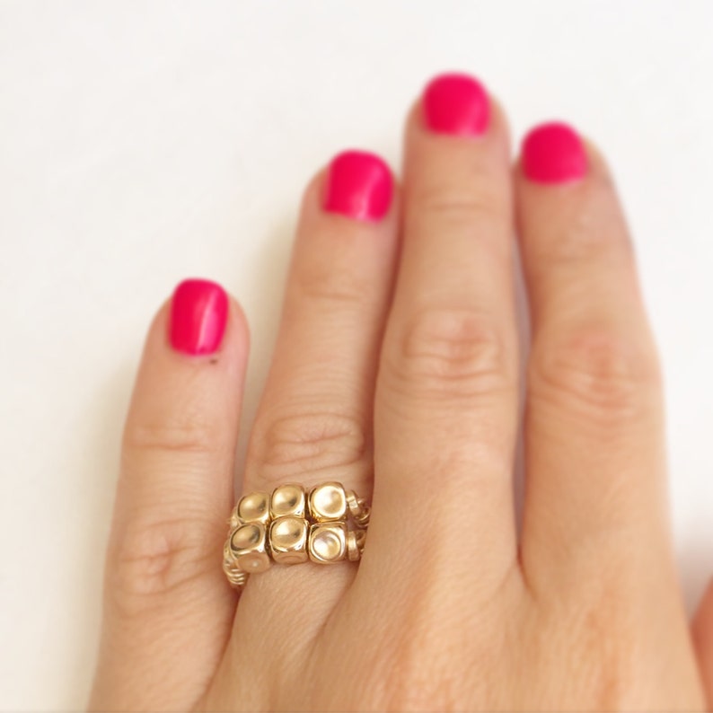 Stacking Rings Rings Set Gold and Silver Ring Set Stacking - Etsy