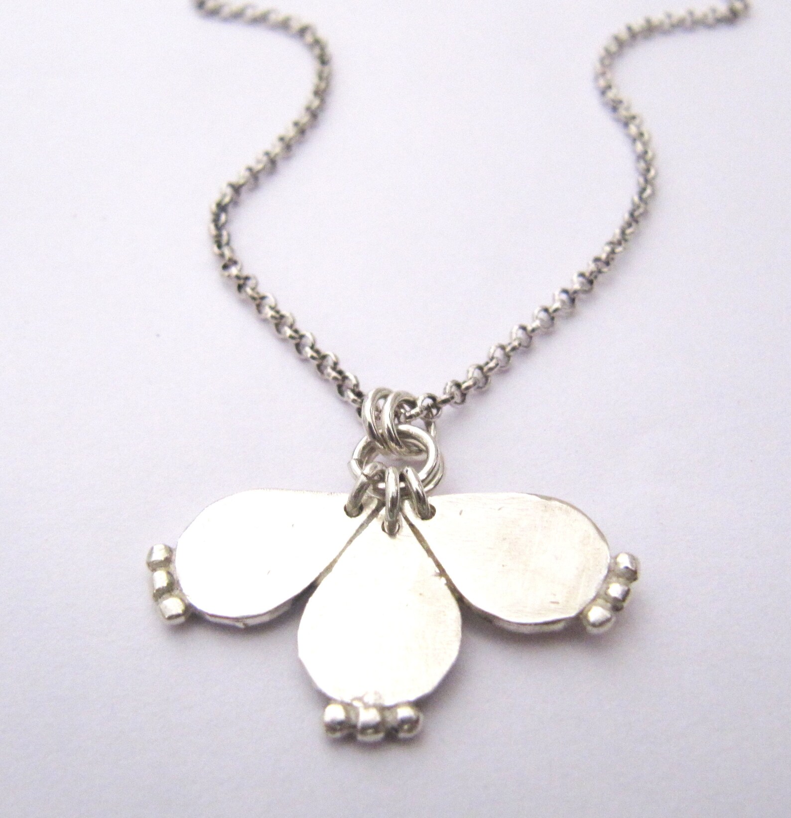 Layered Necklace Sterling Silver Necklace Silver Necklace - Etsy Israel