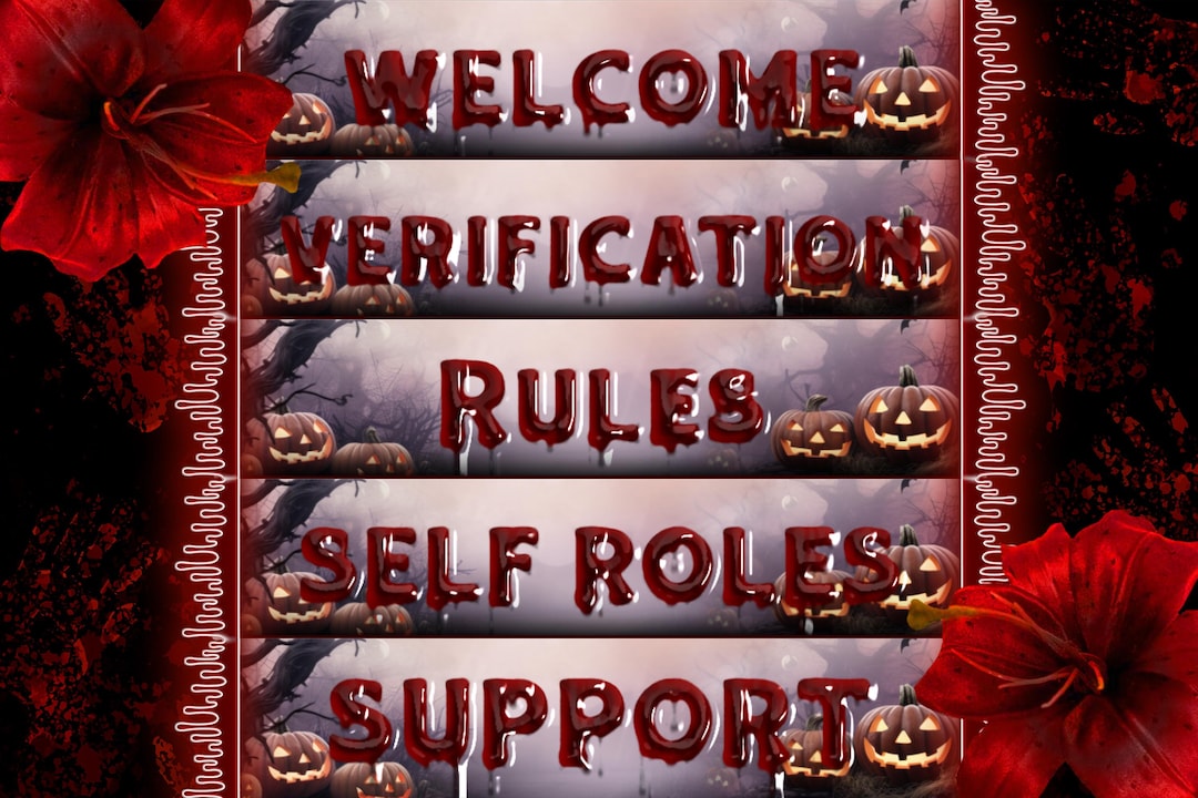 Blood Drip Discord Server Banners | Horror & Gothic Theme Server Art ...