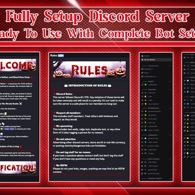 Discord Server Channel Decor - Etsy