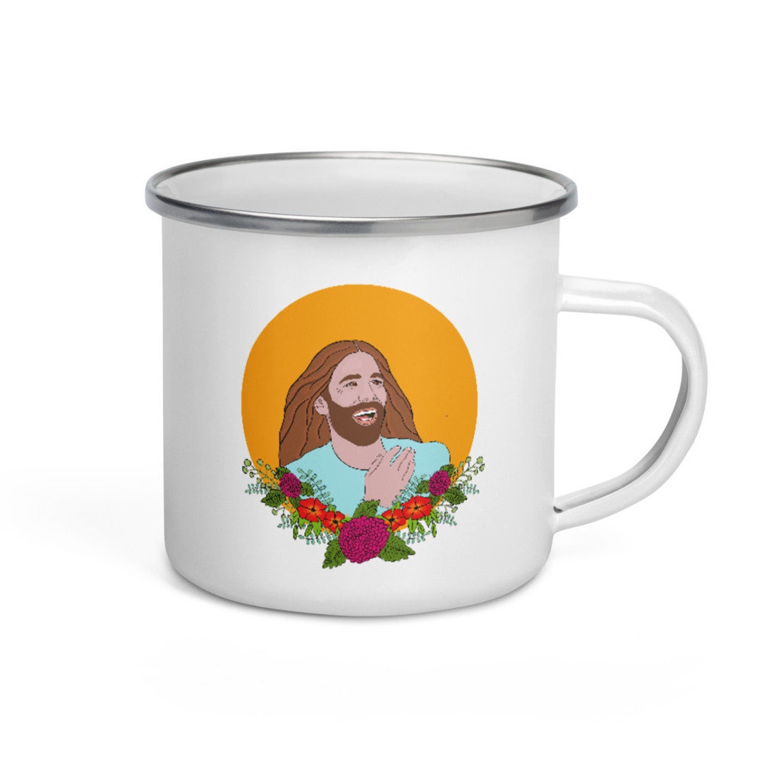 JVN - Original Art Portrait & Quote - "blanche" - Enamel Mug - Etsy