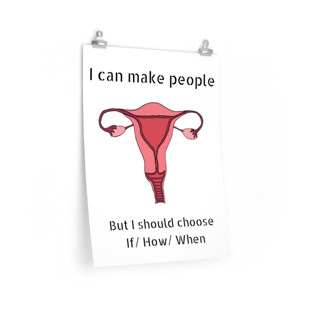 Uterus Art Protest Posters Reproductive Rights Simply - Etsy