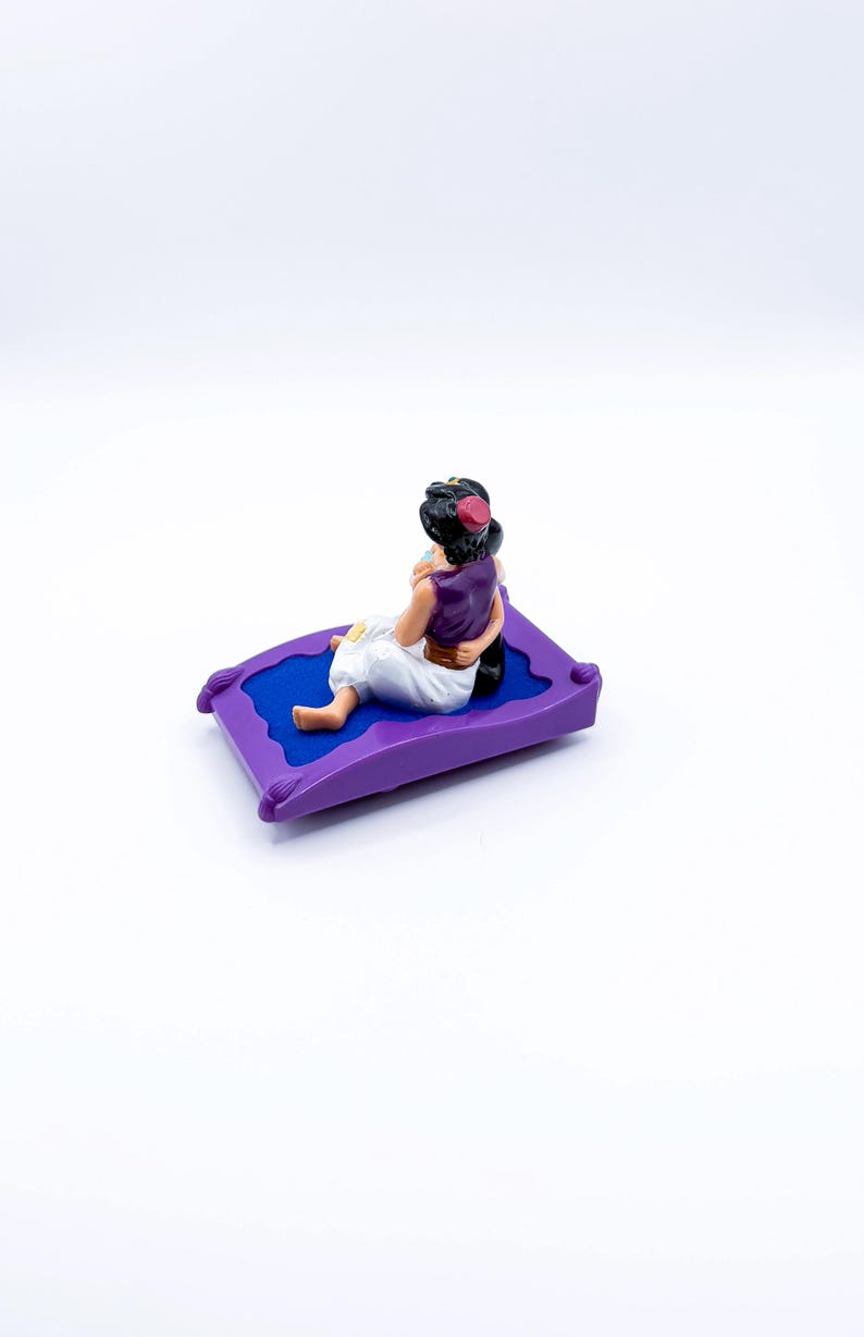 Vintage Disney Aladdin & Jasmine Magic Carpet Toy | 1990s Mcdonald's ...