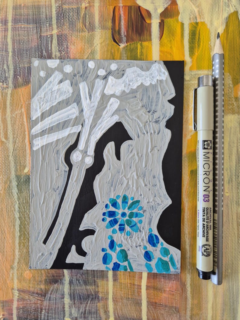 The columns' prayer · Original Miniature Art · "Beyond price: art for ...