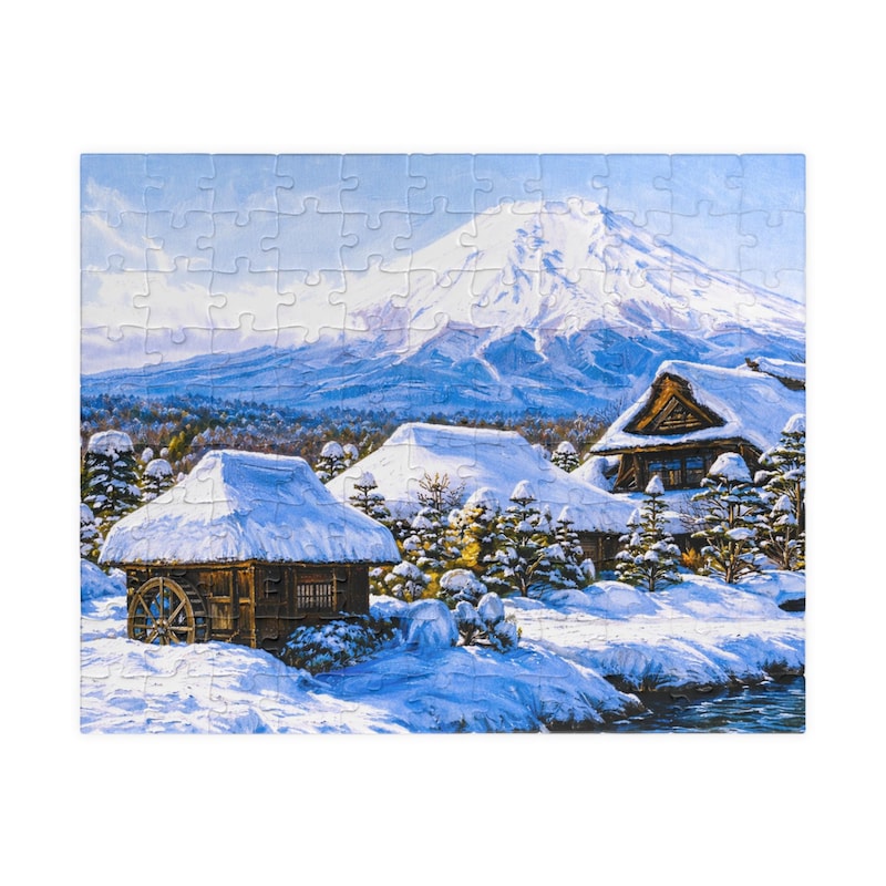 Fuji Jigsaw Puzzle - Etsy