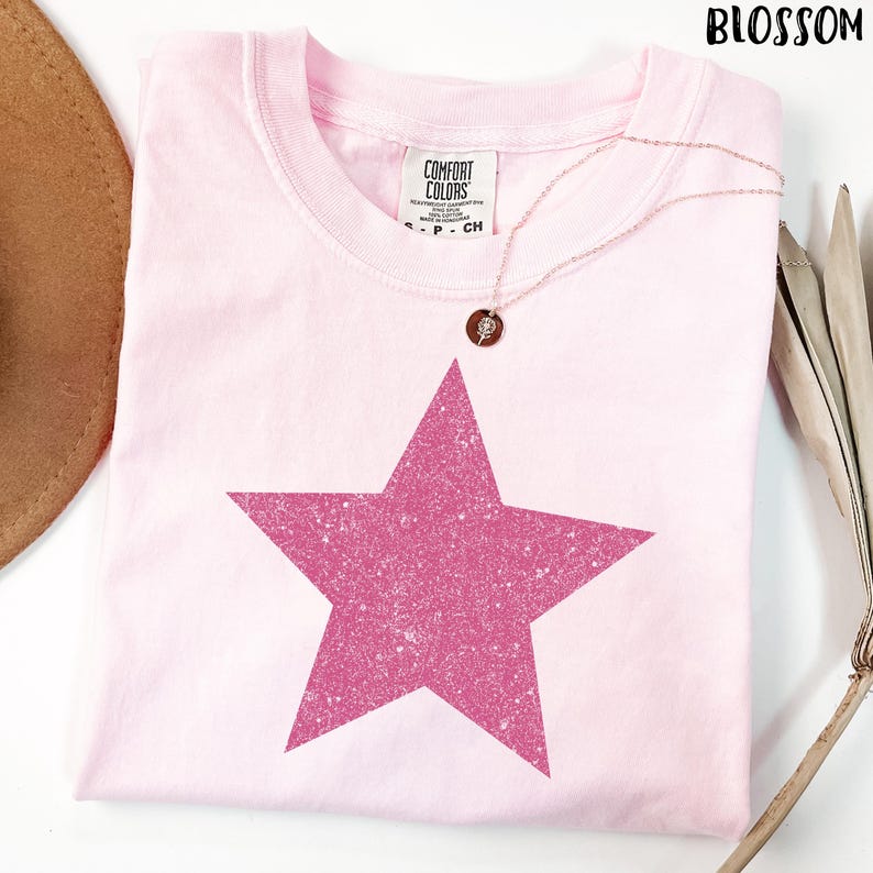 Star T Shirt, Vibrant Star Tee, Kids Star Shirt, Graphic Star T-shirt ...