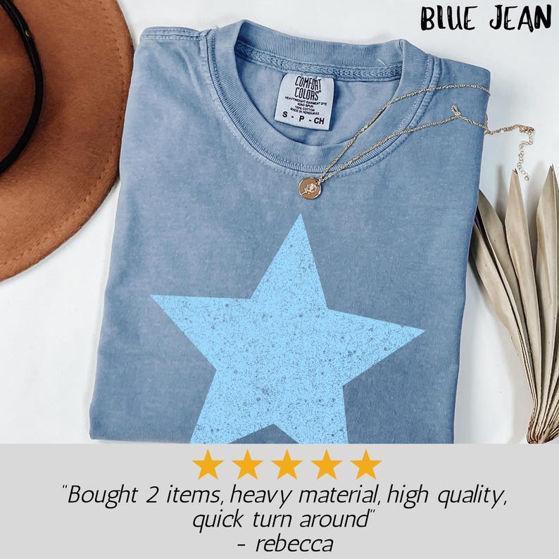 Star T Shirt, Vibrant Star Tee, Kids Star Shirt, Graphic Star T-shirt ...