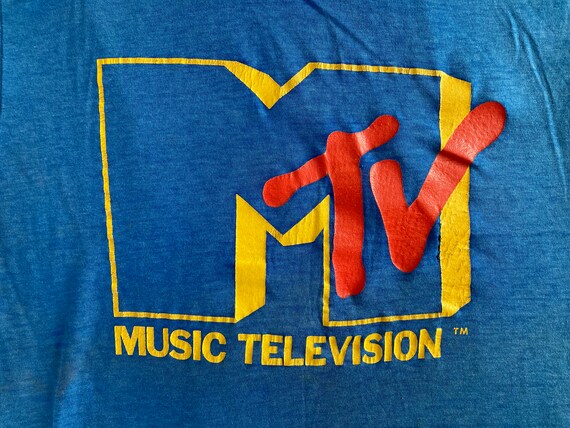 Original 80s MTV paper thin vintage T SHIRT - Gem