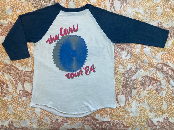THE CARS 1984 Tour T SHIRT Original vintage - Gem