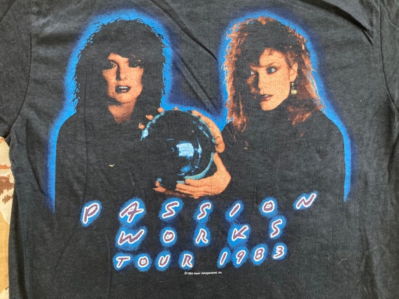 Original HEART 1983 Tour vintage T SHIRT - Gem
