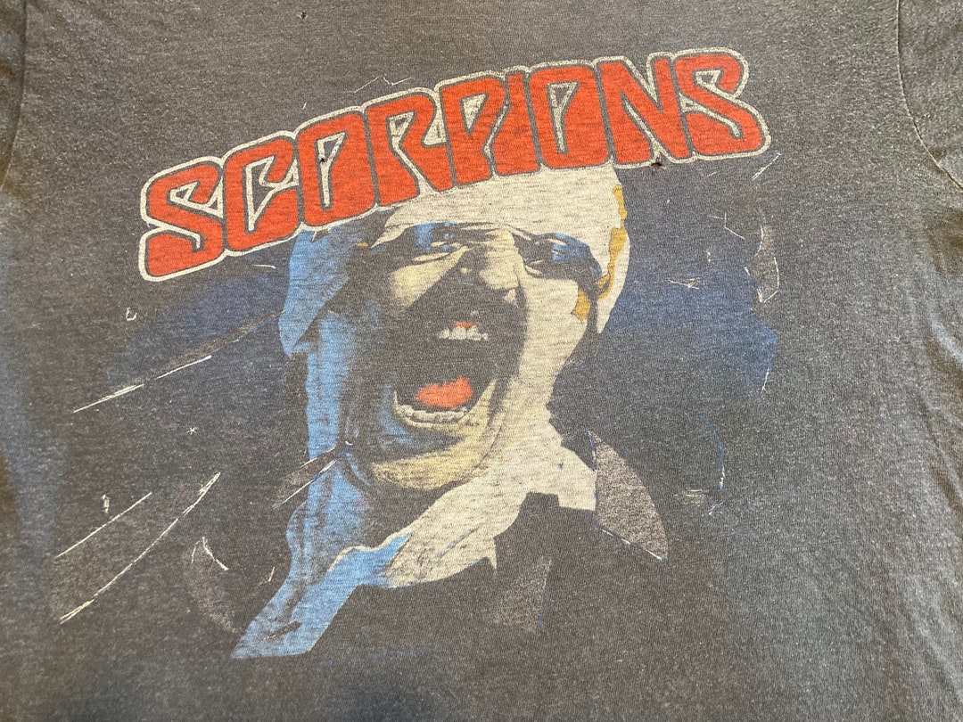 Original SCORPIONS 1982 Tour Vintage T SHIRT - Etsy