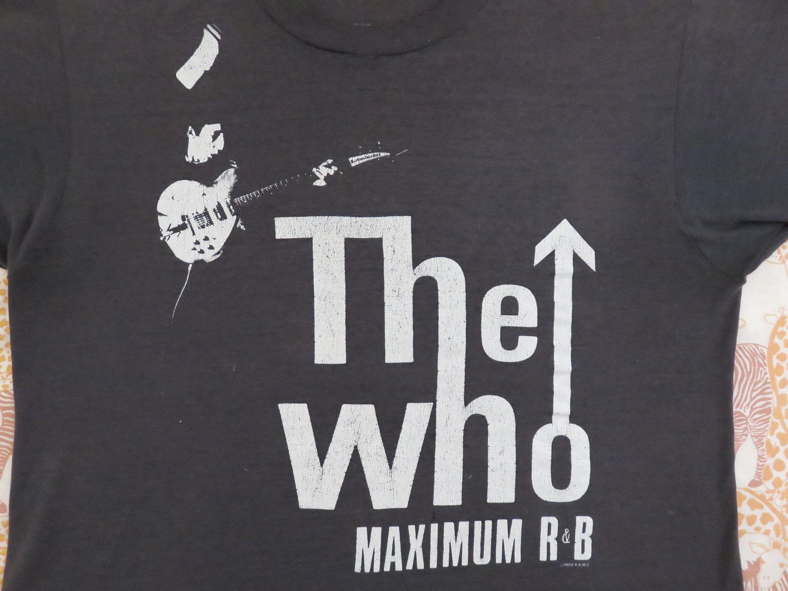 Original Vintage THE WHO 1989 Tour T SHIRT Paper Thin Burnout - Etsy
