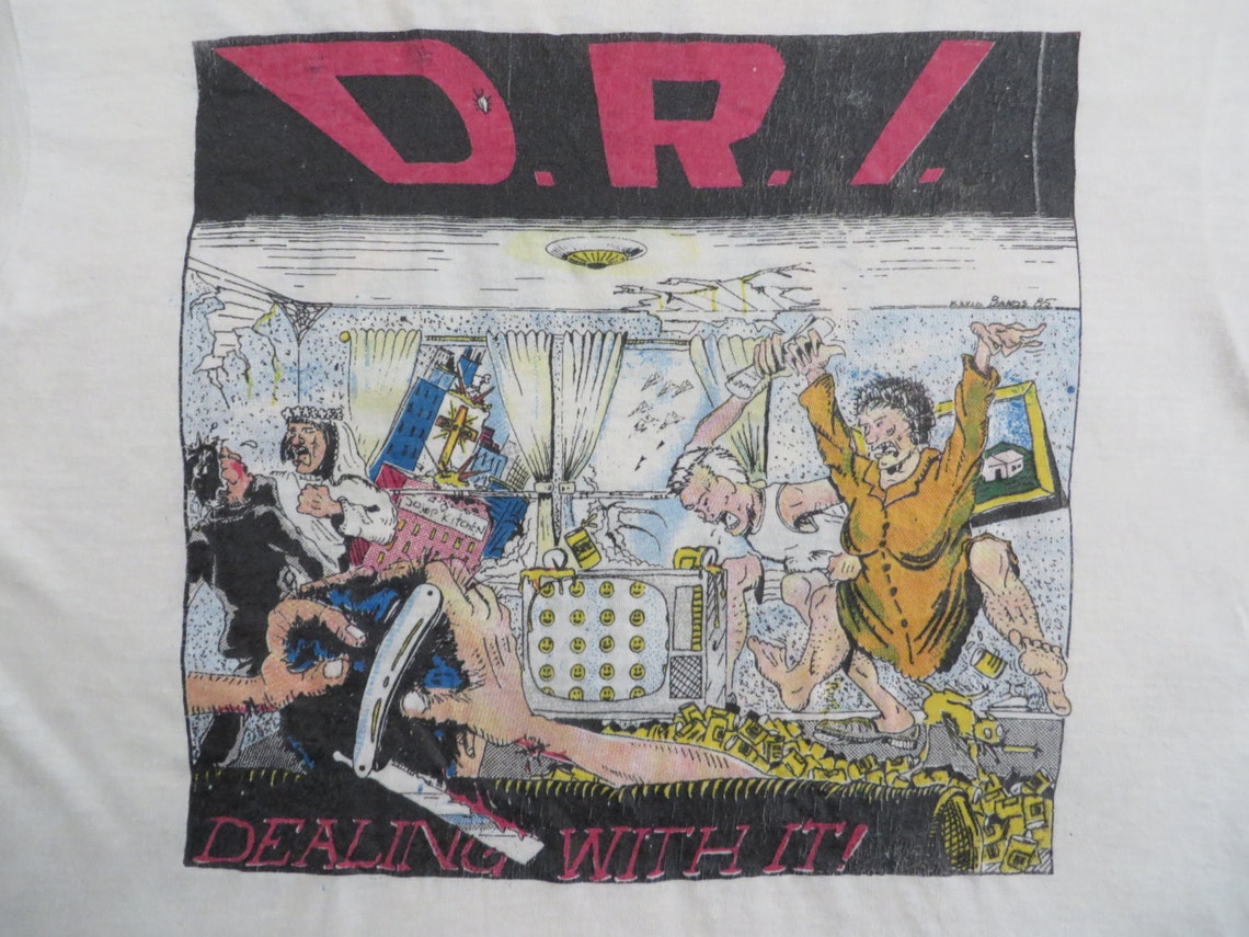 D.R.I 1985 Tour T SHIRT Dri Dirty Rotten Imbeciles - Etsy
