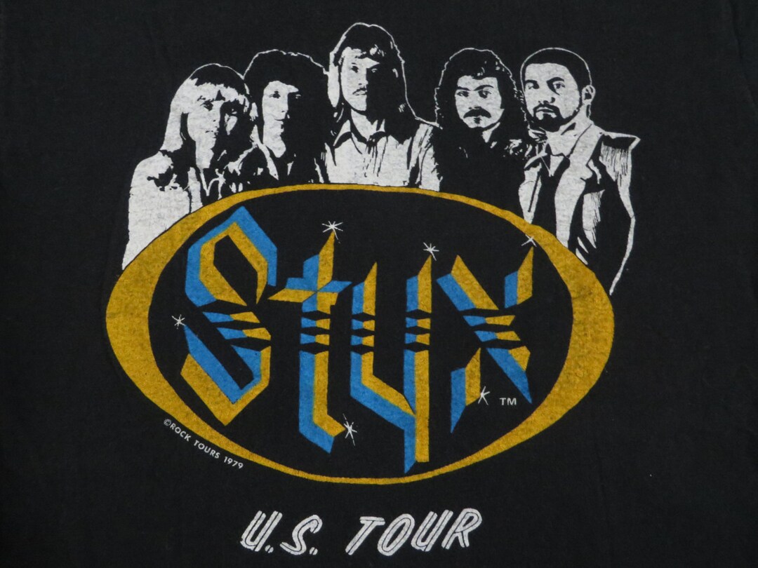 STYX 1979 Tour TSHIRT - Etsy STYX 1979 Tour TSHIRT - Etsy
