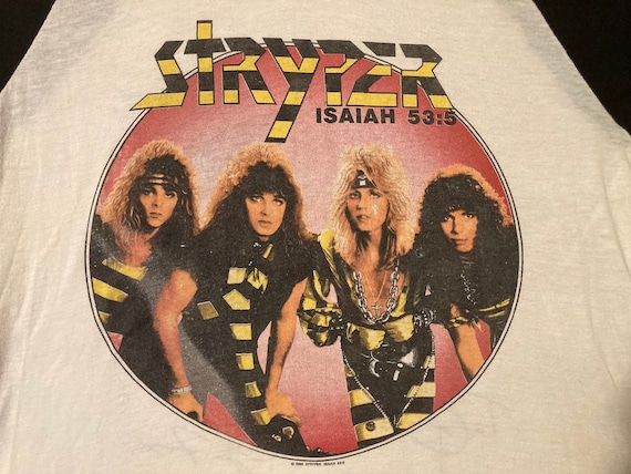 Original STRYPER vintage 1986 tour T SHIRT - Gem
