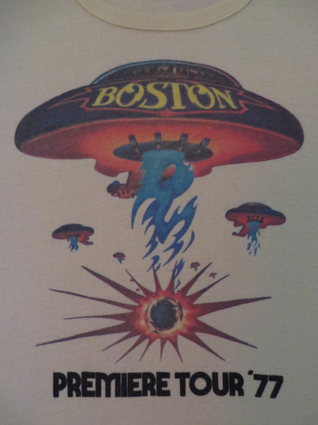 BOSTON 1977 Tour T SHIRT - Etsy