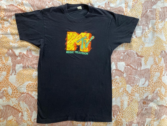 Original 80s MTV screen stars vintage T SHIRT - Gem