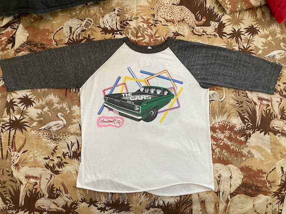 Original THE CARS 1984 Tour vintage T SHIRT - Gem