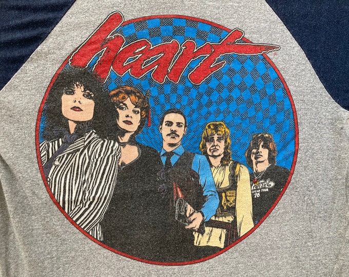 Original HEART 1981 Tour Vintage T SHIRT - Etsy