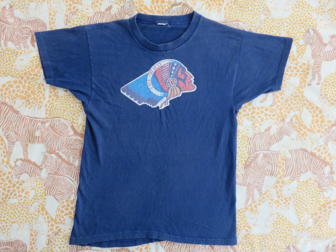 Original the WHO 1976 PROMO T SHIRT Vintage Concert Tee - Etsy
